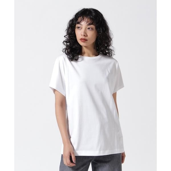 ビーセカンド（B’2nd）/ATON (エイトン) SUVIN 60／2 CAP SLEEVE T−SHIRT