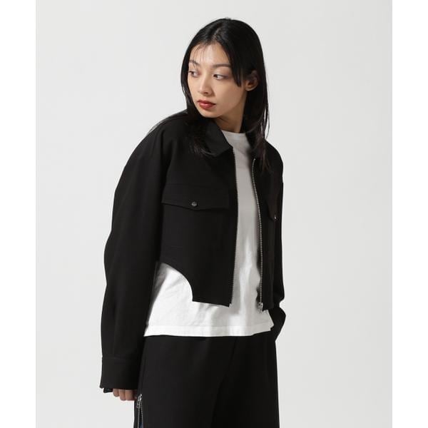 ビーセカンド（B’2nd）/CASANE（カサネ）別注イレギュラーヘムジップシャツ