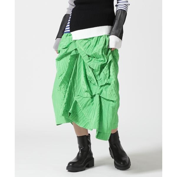 ビーセカンド（B’2nd）/AULA AILA（アウラ アイラ）別注ボリュームランダムタックスカート