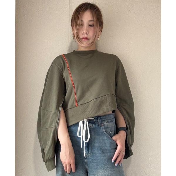 ビーセカンド（B’2nd）/AULA AILA（アウラ アイラ）別注パイピングプルオーバー