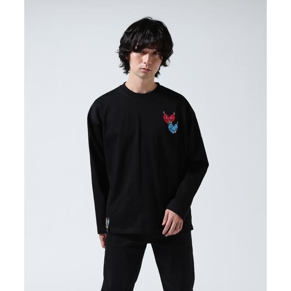 ビーセカンド（B’2nd）/maxsix(マックスシックス）DOUBLE HERT L／S TEE