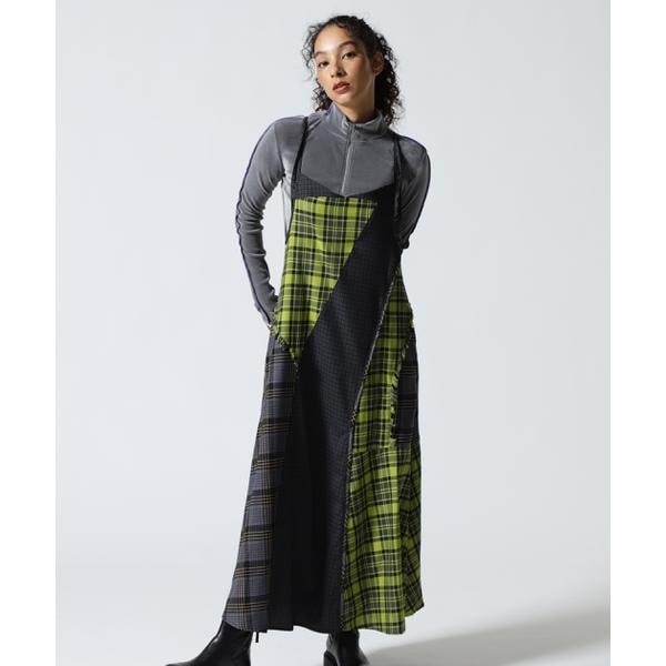 ビーセカンド（B’2nd）/AULA AILA（アウラ アイラ）別注チェックジャンパースカート