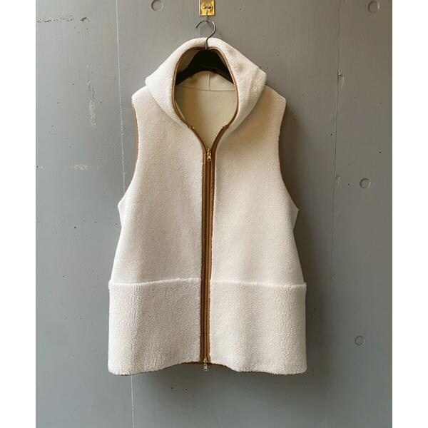 ビーセカンド（B’2nd）/Risley(リズレー) リバーシブルボアベスト