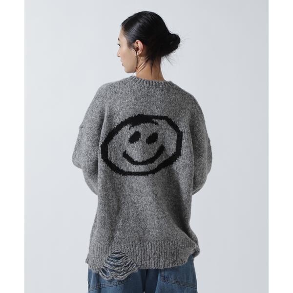 【NEW】ビーセカンド（B’2nd）/MICALLE MICALLE（ミカーレミカーレ）マイルダメージニット