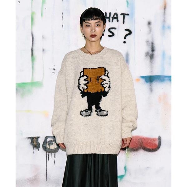 ロイヤルフラッシュ（ FLASH）/Guernika／ゲルニカ／ANONYMOUSE KNIT SWEATER