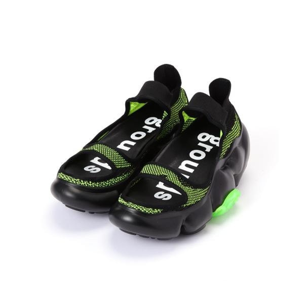 ロイヤルフラッシュ（ FLASH）/grounds／グラウンズ／MOOPIE AS1 SANDAL GREEN