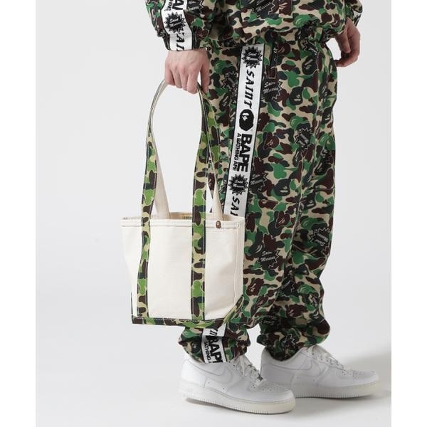 ロイヤルフラッシュ（ FLASH）/SAINT MICHAEL／セントマイケル×ア・ベイシング・エイプ／TOTE BAG／SMALL