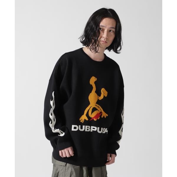 ロイヤルフラッシュ（ FLASH）/TAIN DOUBLE PUSH／タインダブルプッシュ／Exc． CREW KNIT