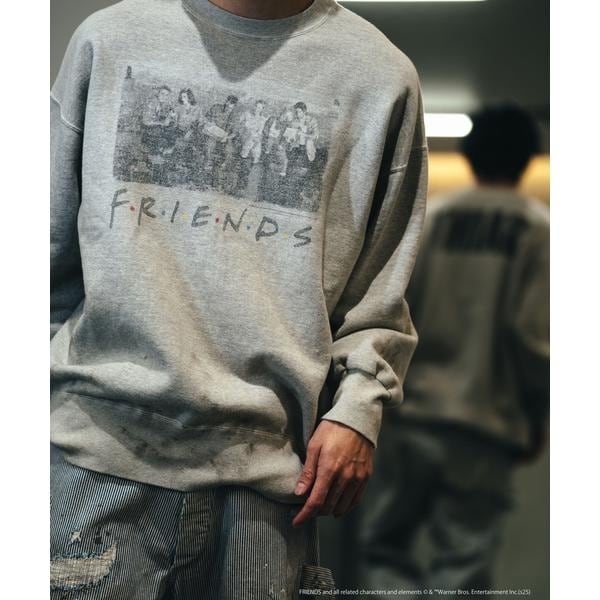 ロイヤルフラッシュ（ FLASH）/SAINT MICHAEL／セントマイケル／FRD_CREW N SWEAT／FRIENDS／GRY
