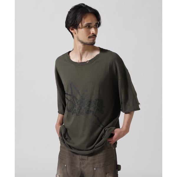 ロイヤルフラッシュ（ FLASH）/FR(13)NDS／フレンズ／GRAPHIC KNIT TEE