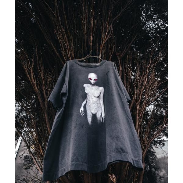 ロイヤルフラッシュ（ FLASH）/SAINT MICHAEL／セントマイケル／SS TEE ALINE BLACK