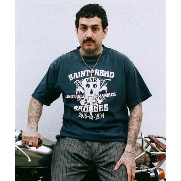 ロイヤルフラッシュ（ FLASH）/SAINT MICHAEL／セントマイケル／NH_SS TEE STHD．SAINTNBHD NAV