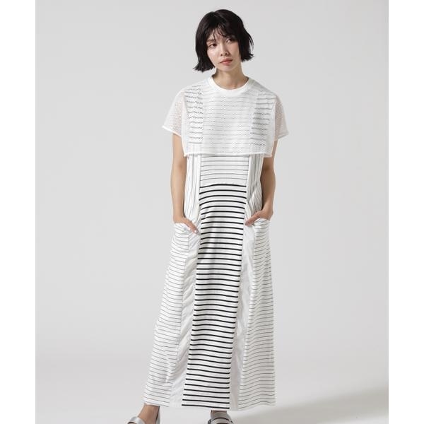 ロイヤルフラッシュ（ FLASH）/AULA AILA／アウラアイラ／BORDER COMBINATION ONE PIECE