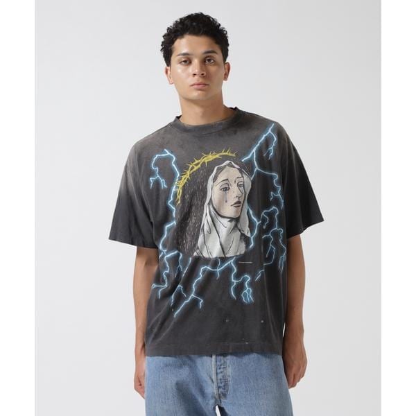 ロイヤルフラッシュ（ FLASH）/SAINT MICHAEL／セントマイケル／SS TEE MARIA BLACK