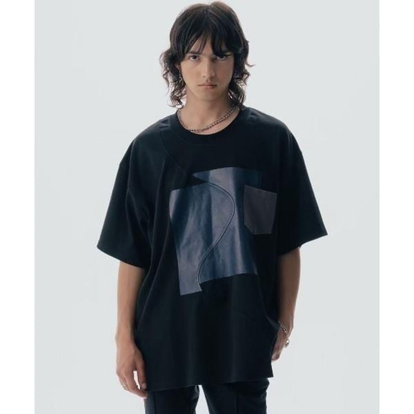 ロイヤルフラッシュ（ FLASH）/Maison ULA／メゾン ウラ／切り替えプリントTシャツ