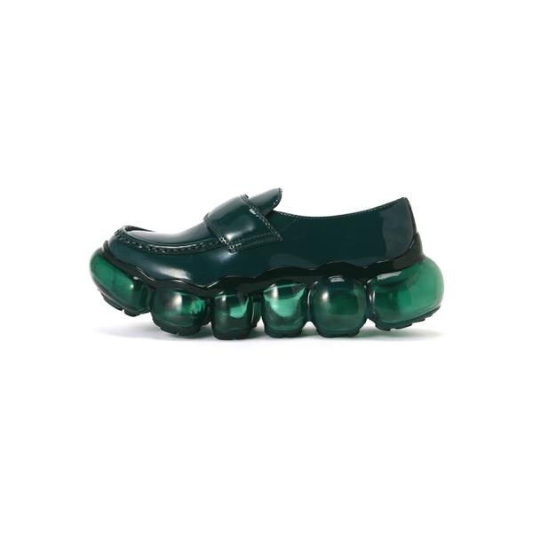 ロイヤルフラッシュ（ FLASH）/grounds／グラウンズ／JEWELRY LOAFER GREEN