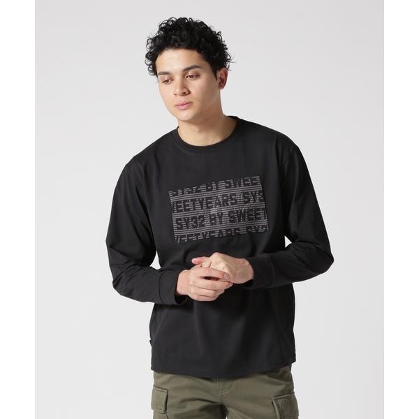 ロイヤルフラッシュ（ FLASH）/SY32 by SWEET YEARS ／JACQUARD EMBOSS LOGO L／S T