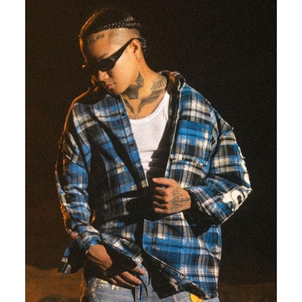 ロイヤルフラッシュ（ FLASH）/FR(13)NDS／フレンズ／DOGTOWN コラボチェックシャツ