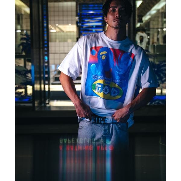 ロイヤルフラッシュ（ FLASH）/SAINT MICHAEL／セントマイケル／BAPE_SS TEE／GOD／WHITE