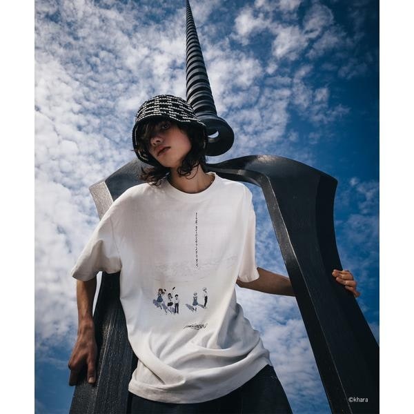 ロイヤルフラッシュ（ FLASH）/SAINT MICHAEL／セントマイケル／EV_SS TEE − WHITE