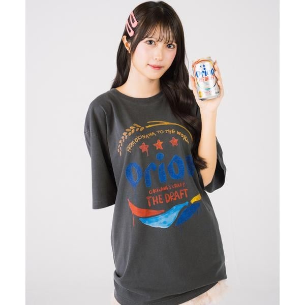 ロイヤルフラッシュ（ FLASH）/guernika×ORIONBEER／ORION THE DRAFT ART PRINT T−SHI