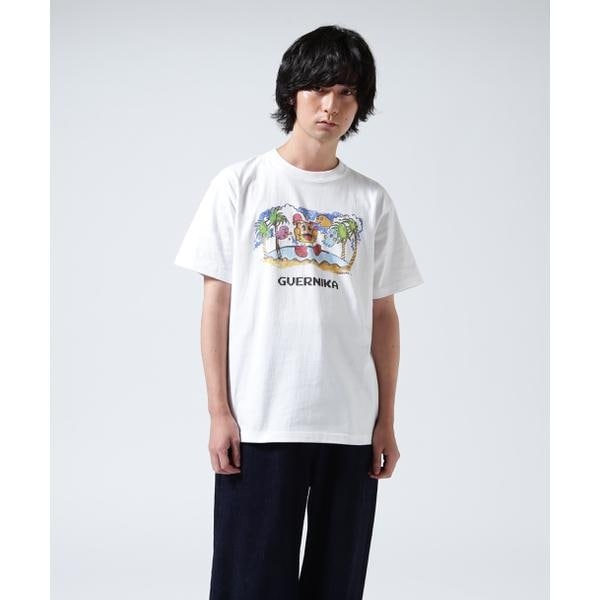 ロイヤルフラッシュ（ FLASH）/guernika×パックマン／PAC−MAN PRINT T−SHIRT／LIVE−PAINT