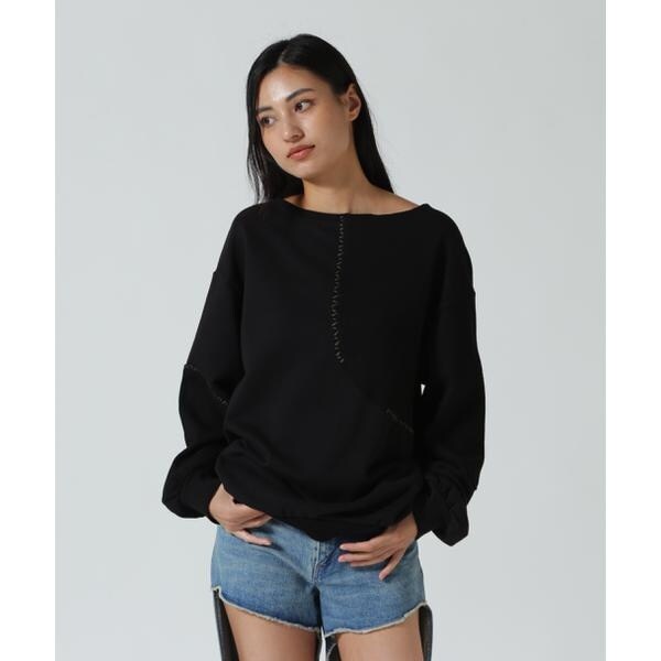 ロイヤルフラッシュ（ FLASH）/AULA AILA／アウラアイラ／別注ステッチデザインプルオーバー