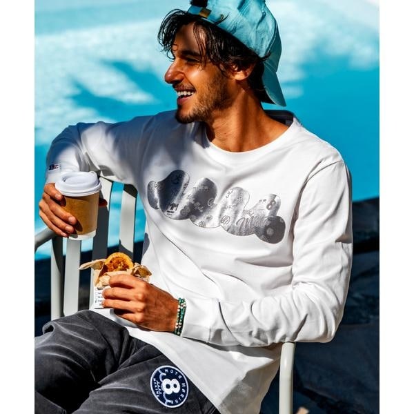 ロイヤルフラッシュ（ FLASH）/muta MARINE／ムータ マリン／別注 Emboss Frocky LS TEE