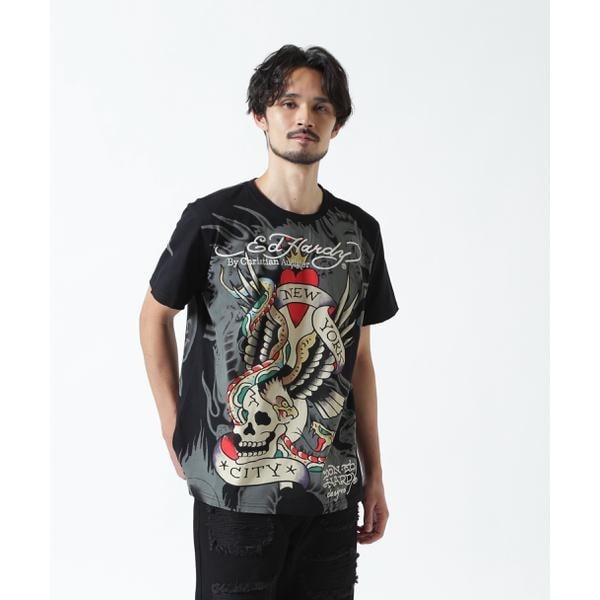 ロイヤルフラッシュ（ FLASH）/Ed Hardy／エド ハーディー／EDMG SS TEE_NYC