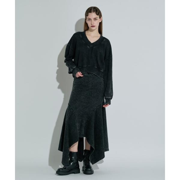 ロイヤルフラッシュ（ FLASH）/ANNA SUI NYC／アナ スイ エヌワイシー／ピグメントコントラストスカート