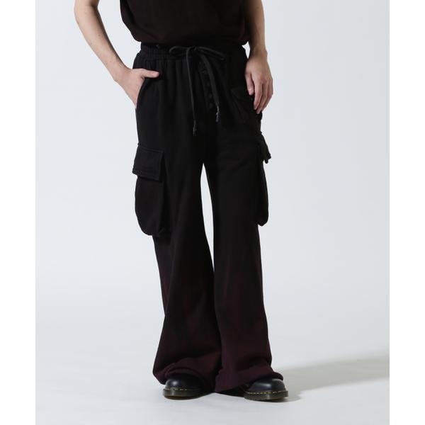 ロイヤルフラッシュ（ FLASH）/KMRii／ケムリ／White Flame Wide Sweat Pants