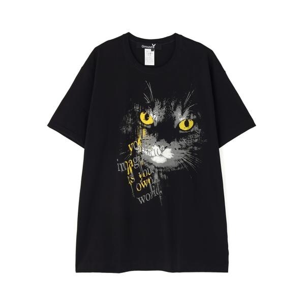 【NEW】ロイヤルフラッシュ（ FLASH）/Ground Y／グランドワイ／20／COTTON JERSEY CAT TEE
