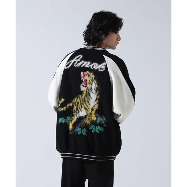 【NEW】ロイヤルフラッシュ（ FLASH）/amok ／アモク／SOUVENIOR KNIT JACKET