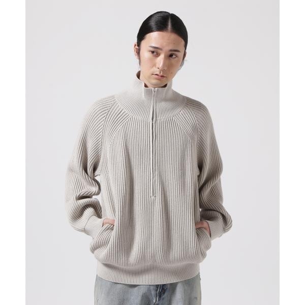 ガーデン（GARDEN）/Toironier／トワロニエ／Half Zip Knit