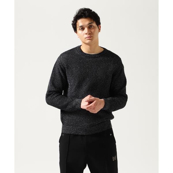 ガーデン（GARDEN）/YOKE／ヨーク／MESH KNITTED CREWNECK SWEATER