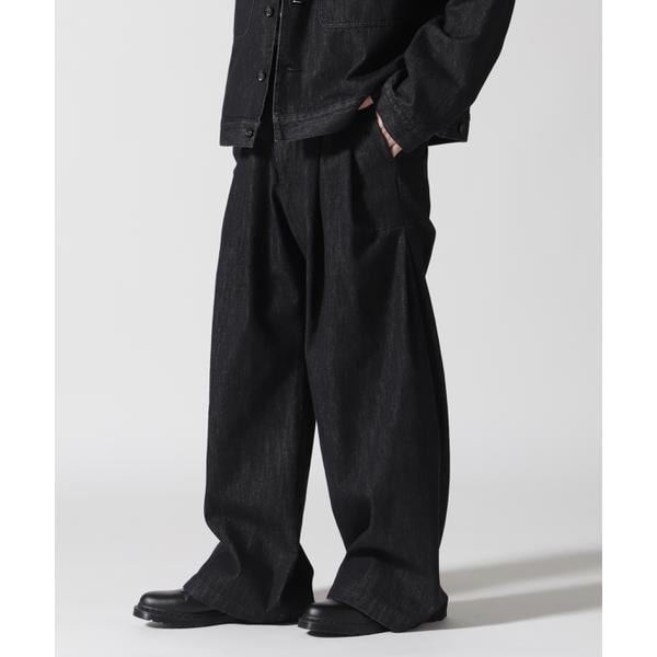 ガーデン（GARDEN）/Toironier／トワロニエ／Denim 2Tuck Side Tuck Pants