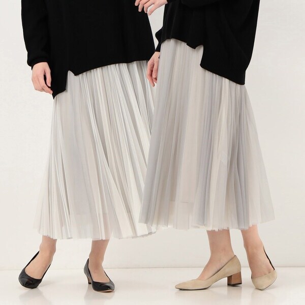 コムサ（COMME CA）/〔TALLサイズ〕【リバーシブル】ソフトチュール スカート