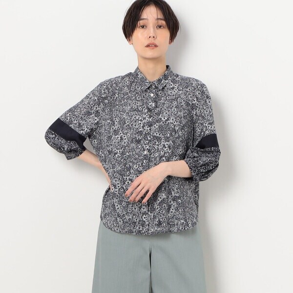 コムサ（COMME CA）/〔 TALLサイズ 〕 マーガレットフラワープリント シャツ