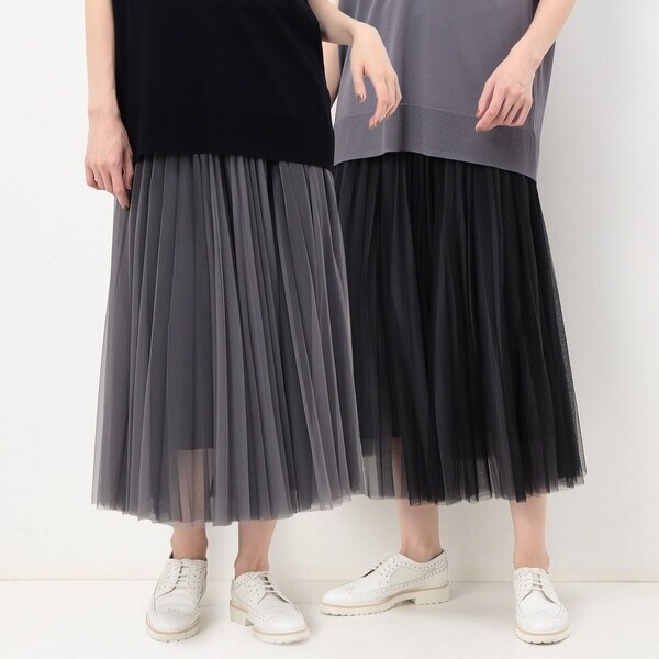 コムサ（COMME CA）/〔 TALLサイズ 〕 【リバーシブル】ソフトチュール スカート