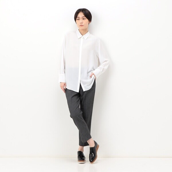 コムサ（COMME CA）/〔 TALLサイズ 〕 ソアパールソフトツイル シャツ