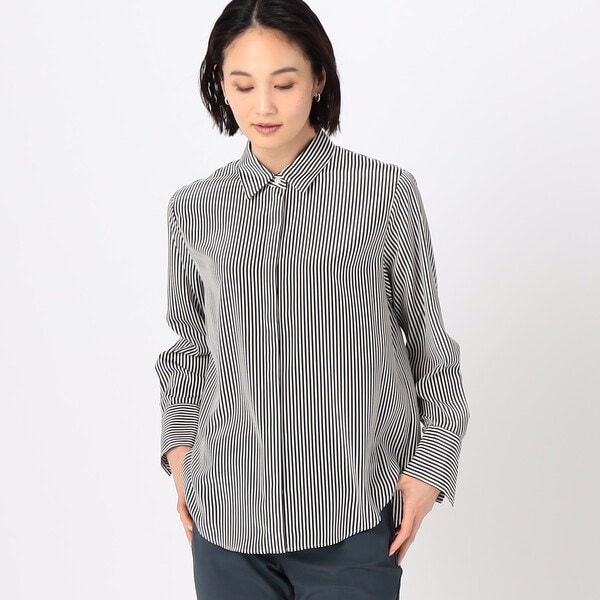 コムサ（COMME CA）/デシンストライププリント シャツ