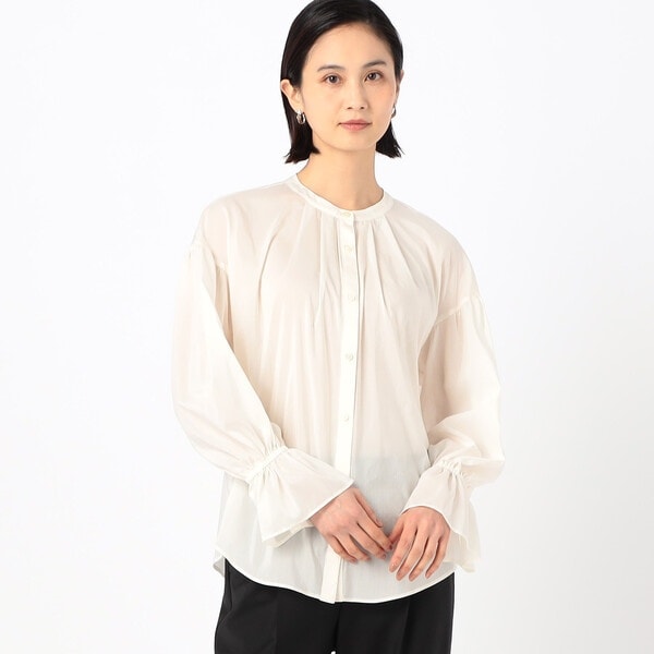 コムサ（COMME CA）/〔 TALLサイズ 〕 ヴェールローン ブラウス