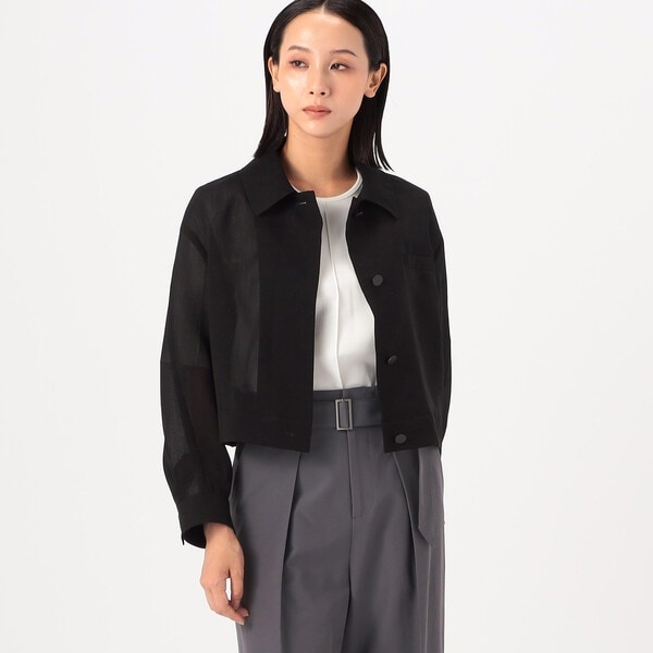 コムサ（COMME CA）/シアートリアセオーガンジー ブルゾン
