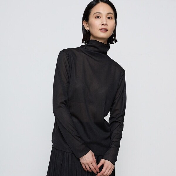 コムサ（COMME CA）/〔 Sサイズ 〕 ソフトチュール×ウーリー分繊トリコット広巾 プルオーバー