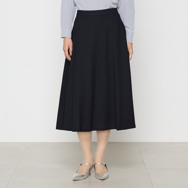 コムサ（COMME CA）/【セットアップ対応】ウールジョーゼット フレアスカート