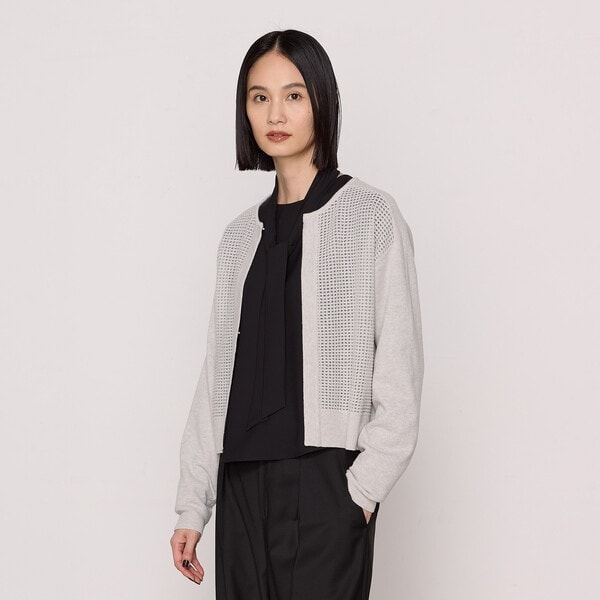 コムサ（COMME CA）/ラメタック カーディガン