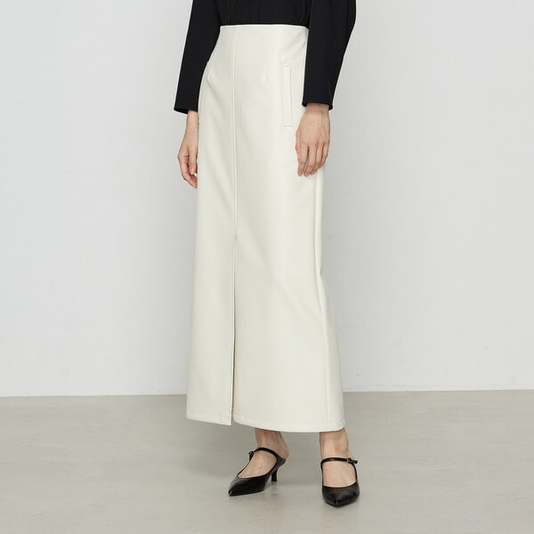 コムサ（COMME CA）/ウレタンコーティング ストレッチ スカート