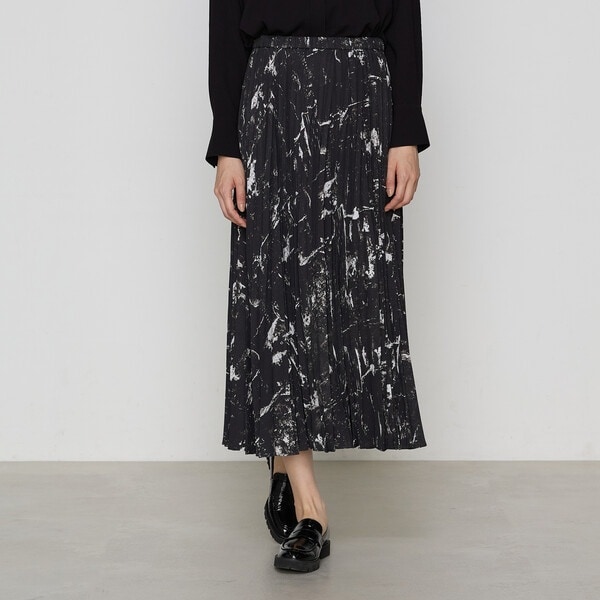 コムサ（COMME CA）/アムンゼン大理石プリント スカート