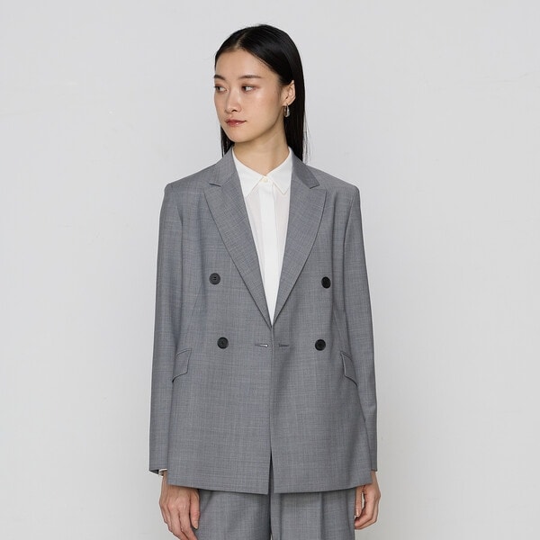 コムサ（COMME CA）/【セットアップ対応】ブライトリートロ ダブルジャケット