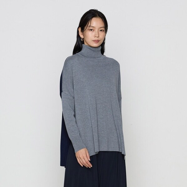 コムサ（COMME CA）/ウール混ポリエステル プルオーバー